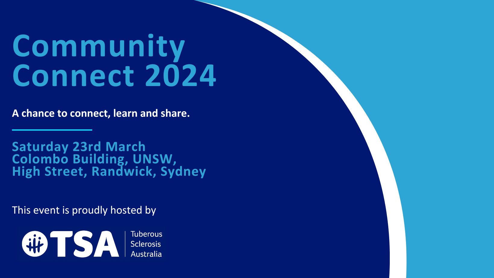 Community Connect, Sydney 2024 - Tuberous Sclerosis Australia
